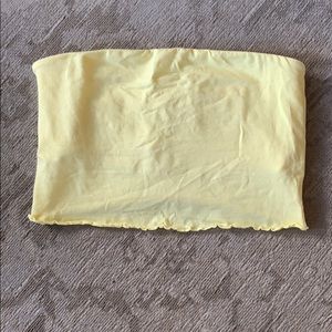 PacSun | Tops | Pacsun Tube Top Lettuce Edge Bottom | Poshmark